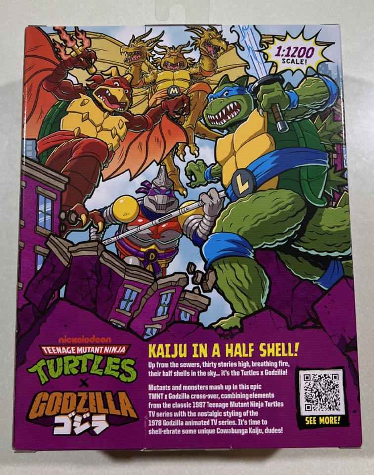 2025 Playmates TMNT X Godzilla Leonardo X GODZILLA Teenage Mutant Ninja ...