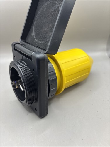 50A 125/250V Power Inlet Receptacle RV Power Twist Lock Inlet Marine ...