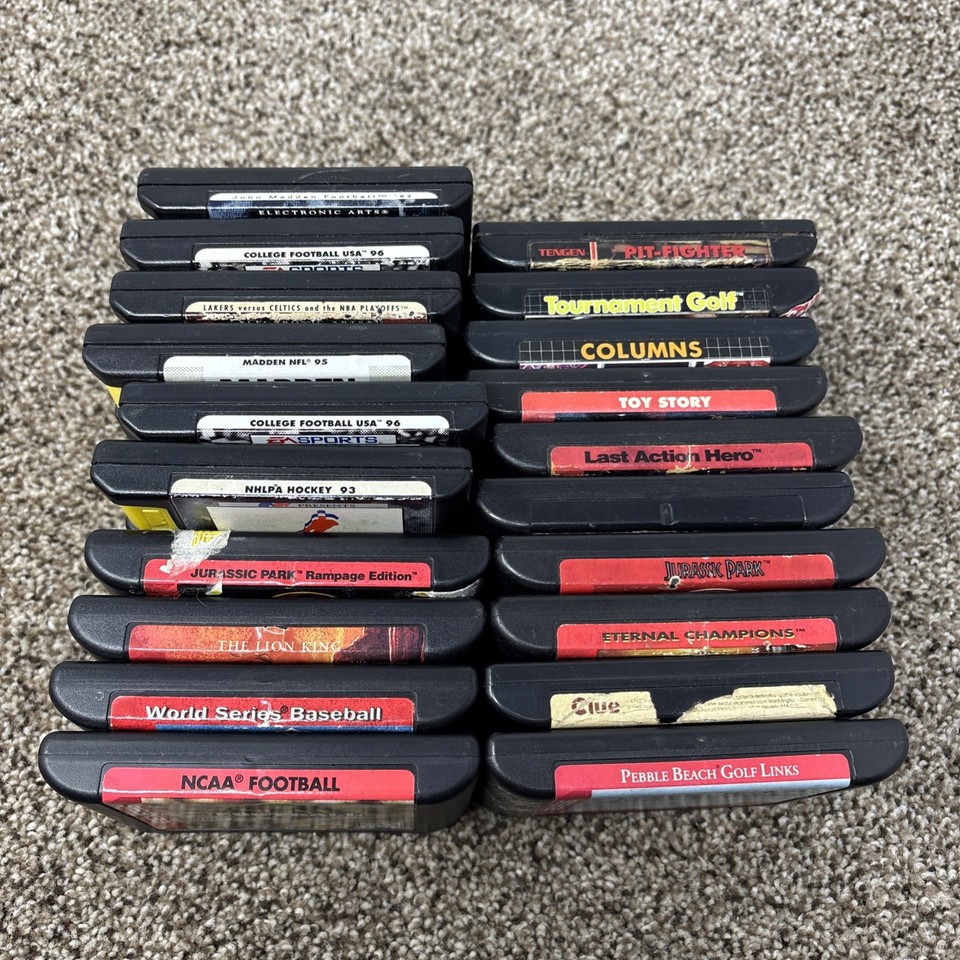Sega Genesis Game Lot Tested Lot Of 20 Classic Retro Games | eBay