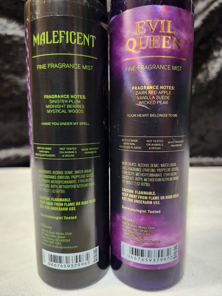 Bath & Body Works🖤DISNEY VILLAINS🐦‍⬛Maleficent & Evil Queen🍎Fragrance ...