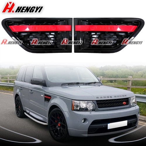 RED SPORT Side Fender Vent Grille Air Intake For Range Rover Sport L320 ...