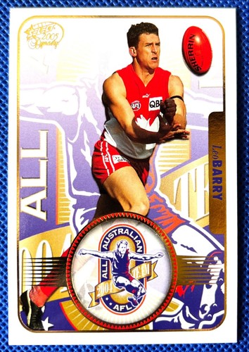 2005 SELECT DYNASTY LEO BARRY SYDNEY SWANS ALL AUSTRALIAN CARD | eBay ...