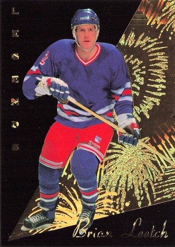 Brian Leetch Legends Gold Standard Signature Rookies 1994-95 NHL Hockey ...