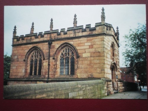 POSTCARD YORKSHIRE ROTHERHAM - CHAPEL ON THE BRIDGE | eBay