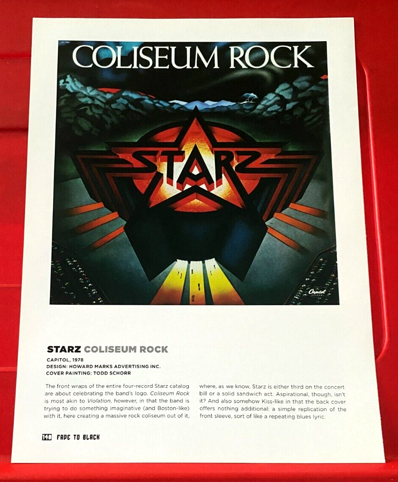 Queen Jazz/Starz Coliseum Rock Album Cover Art PICTURE / PRINT 12" x 9 ...