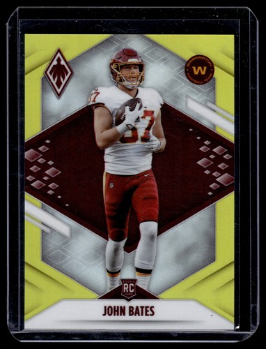 John Bates 2021 Panini Phoenix Yellow Prizm Rookie Card 66/75 #192 | eBay