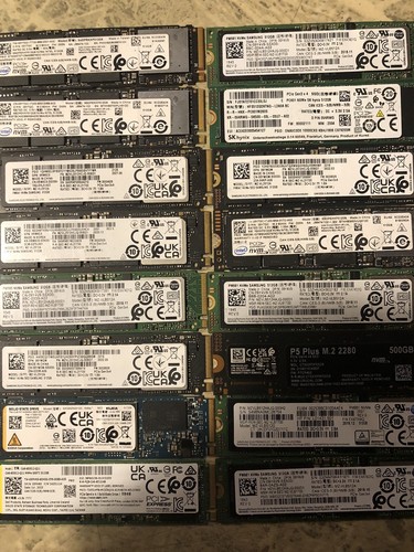 512GB NVME SSD - Mixed Brands *** LOT OF 5 | eBay