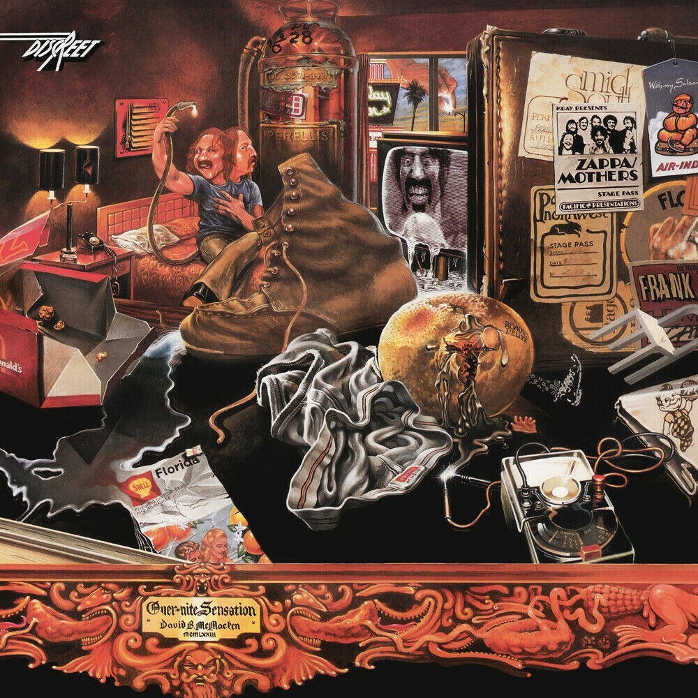 Frank Zappa Overnight Sensation 12x12 Album Cover Replica Poster Gloss ...