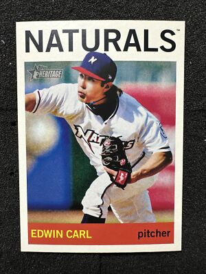 EDWIN CARL #86 2013 Topps Heritage Minor League Edition QTY Rookie/Prospect | eBay