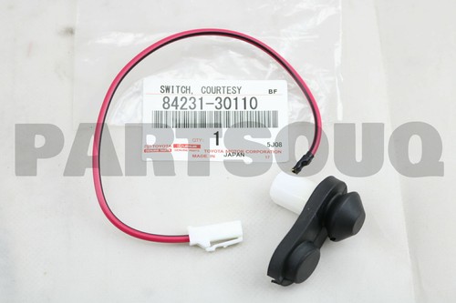8423130110 Genuine Toyota SWITCH ASSY, COURTESY LAMP (FOR FRONT DOOR ...