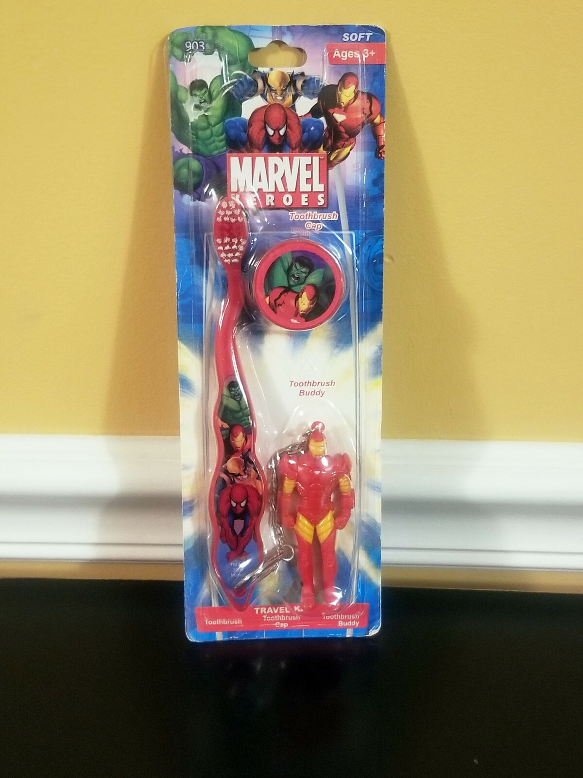 Fresno Mall Marvel Heroes Toothbrush Buddy - 3 Pc Soft Travel Kit Iron ...