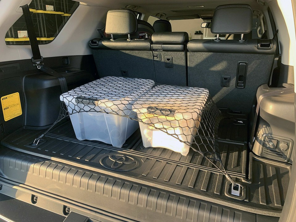 Rear Trunk Floor Style Web Cargo Net for TOYOTA 4RUNNER ONLY 3 ROW 2010 ...
