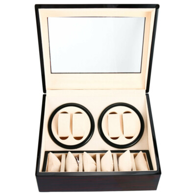 4+6 Uhren Uhrenbeweger Watch Winder box Uhrenbox für Automatikuhren ...