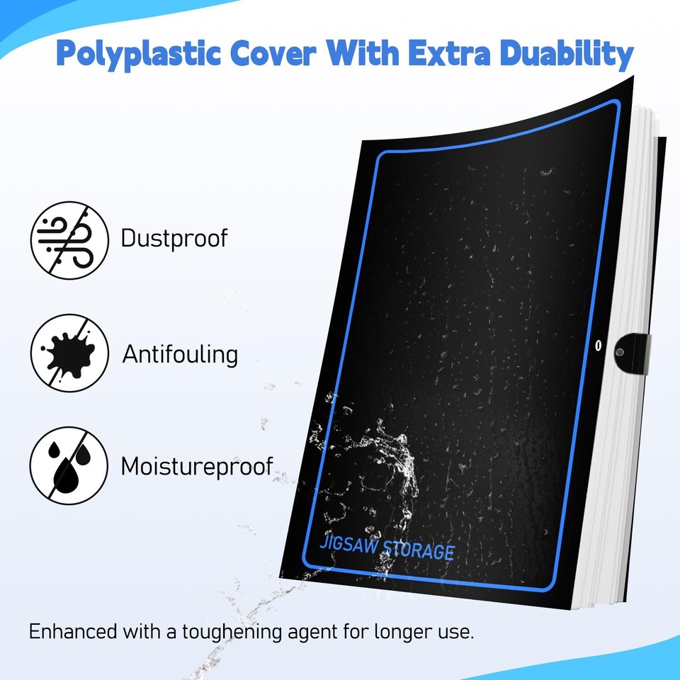 ALL4JIG Extra Large 1000-1500 Puzzle Storage Folder Binder Keeper for ...
