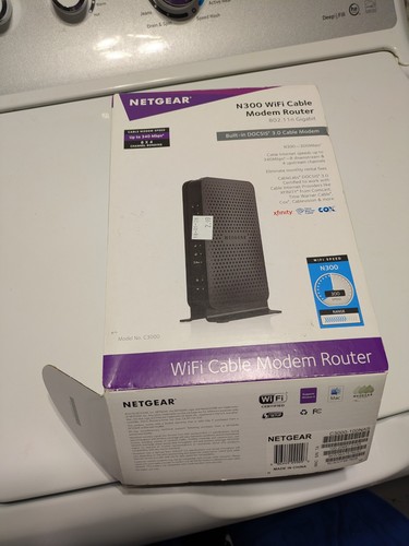 Netgear N300 C3000 WiFi DOCSIS 3.0 Cable Modem Router | eBay