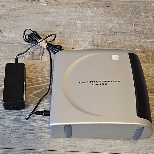 Casio CW-100 Disc Title Printer - USB Thermal CD/DVD Printer UNTESTED ...