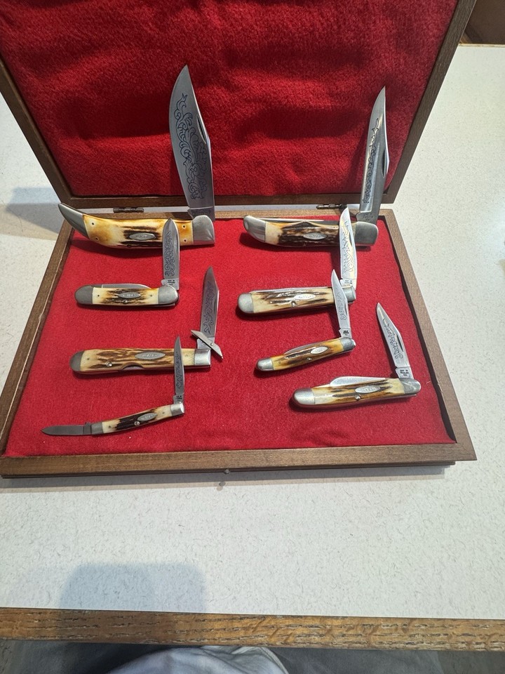 1977 Case XX Blue Scroll set | eBay