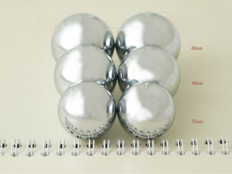 Baoding Balls Solid Stainless Steel 55mm 2pcs For Wrist Strengthening ...