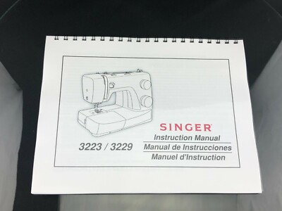 Singer 3223 3229 Sewing Machine User Manual Instructions SPIRAL BOUND ...