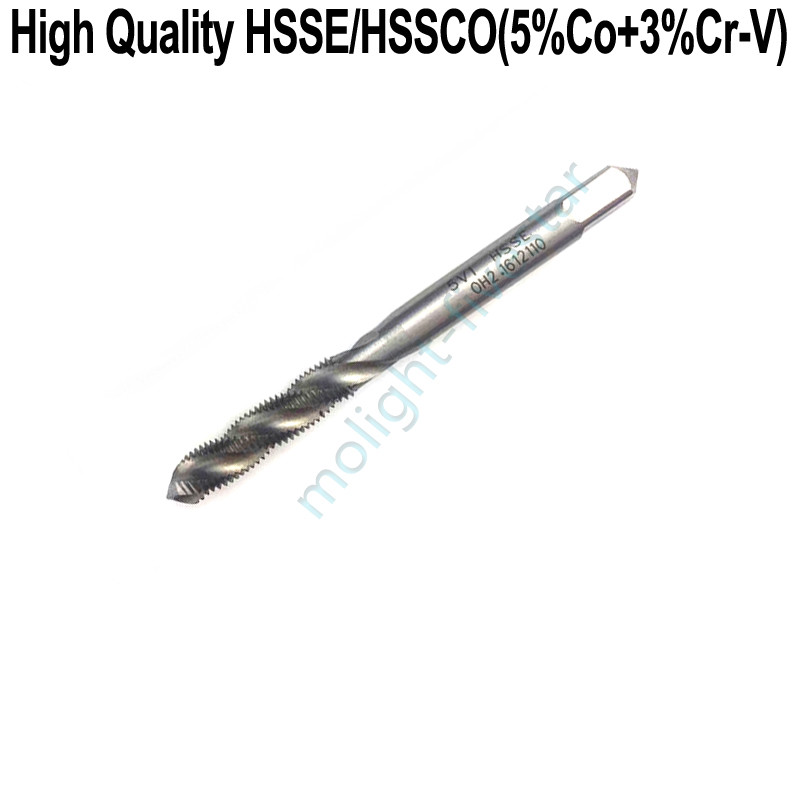 HSSE Schrader Tyre Valve Thread Tap Machine Spiral Fluted Taps 5V1 6V1 ...