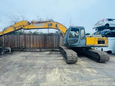 EXCAVATOR WITH HYDRAULIC GRAB JS200LC MATERIAL HANDLER (ONLY FOR PARTS ...