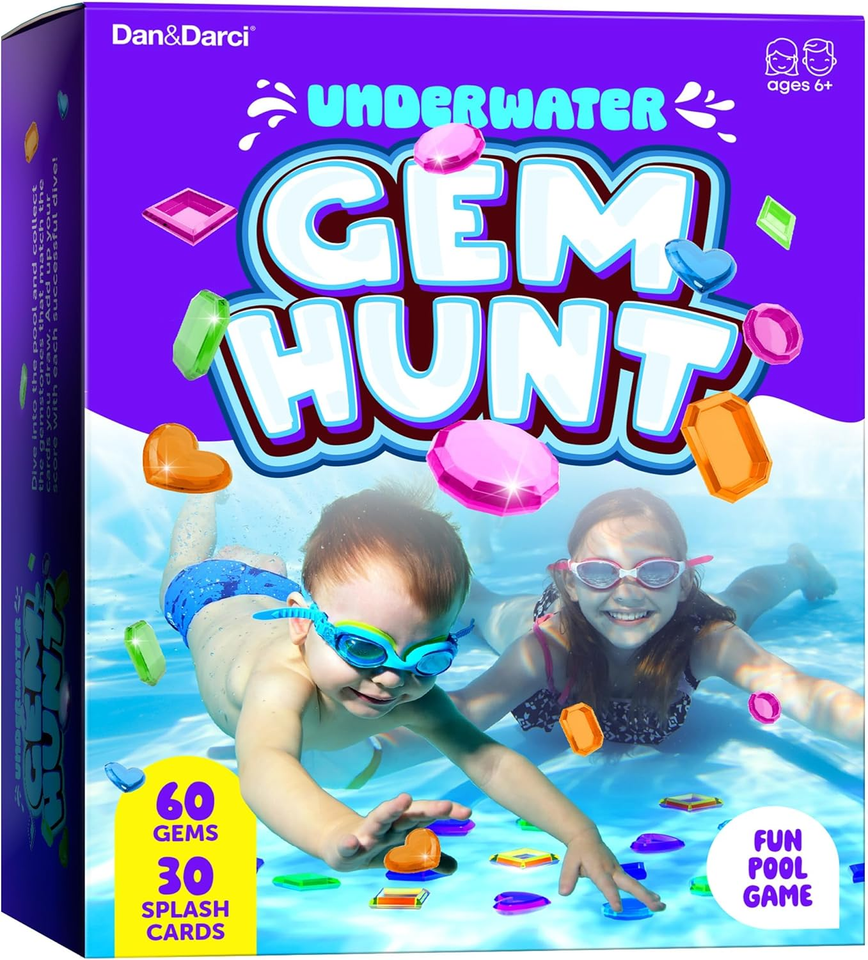 Pool Gem Hunt Diving Game for Kids - Water Diving Toy for Ages 6-12 | eBay