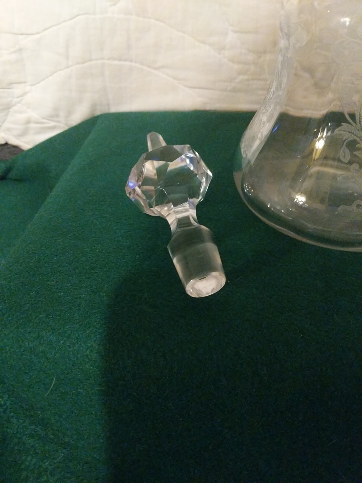 Tiffin Flanders Very Rare crystal decanter | eBay