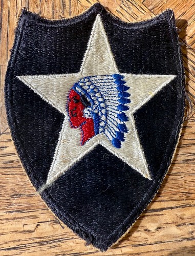 Original WW2 2nd Infantry Division Indian Head Patch | eBay