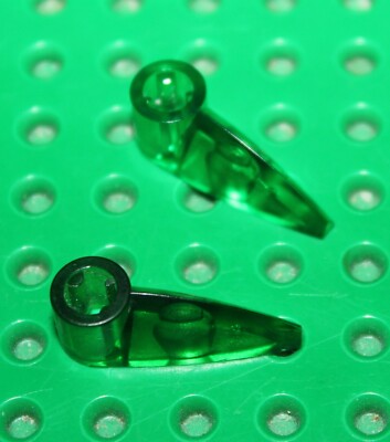 Lego Trans-Green Tooth ref x346 /set 8558 8560 8553 8577 3809 8738 8742 ...