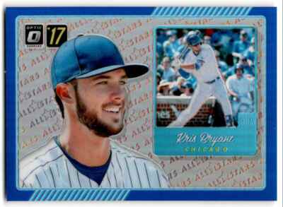 2017 Donruss Optic All Stars Blue Kris Bryant 078/149 Chicago Cubs #AS7 ...