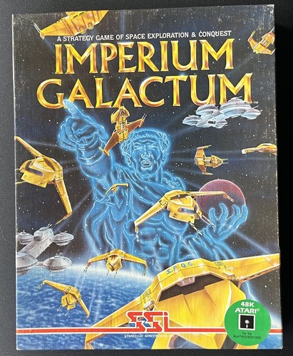 Rare Imperium Galactum PC Game SSI 1984 Apple/Atari/C64 Space ...