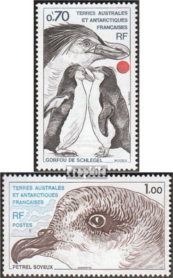 French zones antarctique 136-137 neuf 1980 Animaux le antarctique | eBay