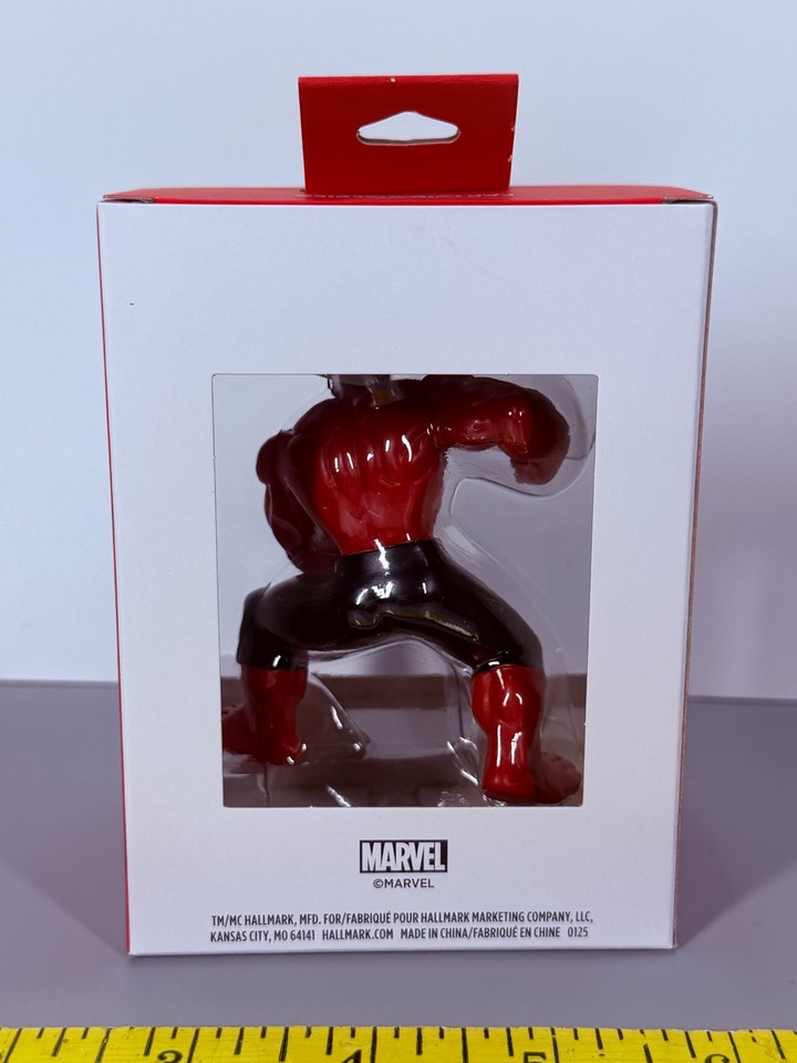 Hallmark Red Hulk Captain America Christmas Holiday Ornament Marvel ...