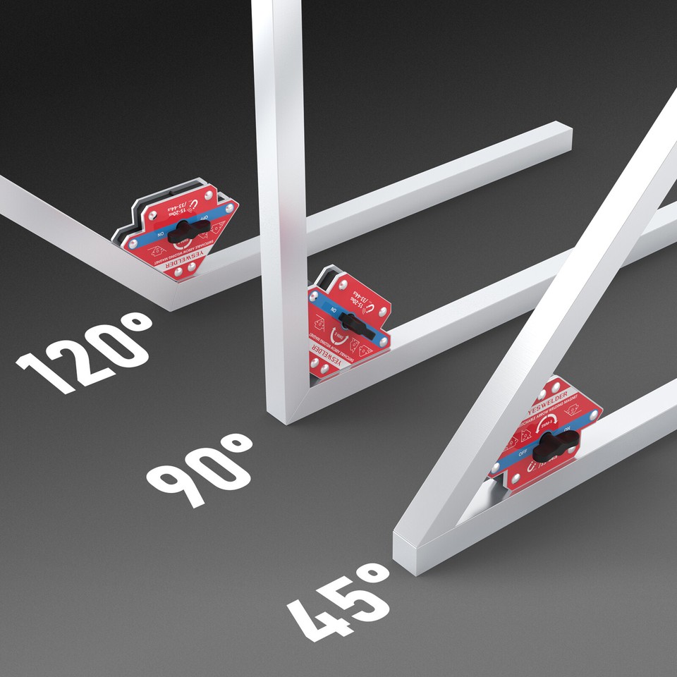 Switchable Arrow Welding Magnet 33-44LBs On/Off Switch Magnetic Welding ...