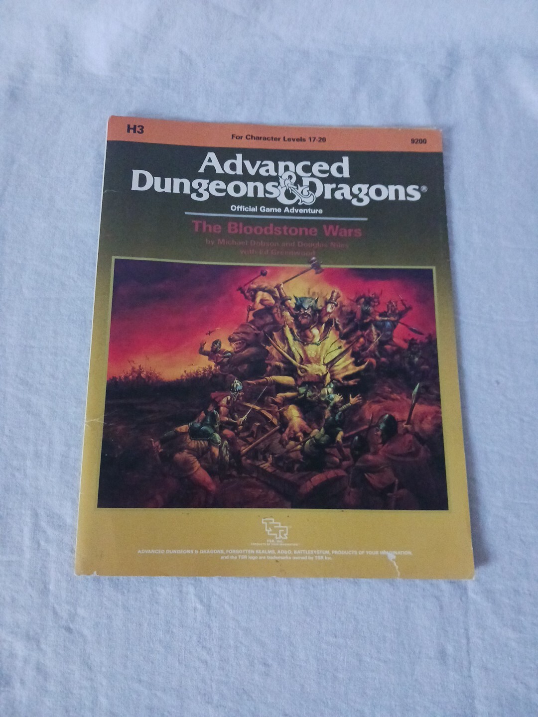 Advanced Dungeon & Dragons Lot: H3 Bloodstone (Map Only)/A1 Slave/U3 ...