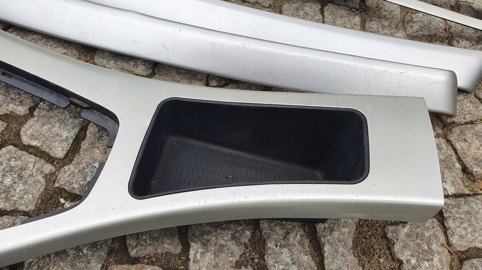 BMW 3 E90 E91 Silver Interior Trim Kit Center Console Panel Moldings ...