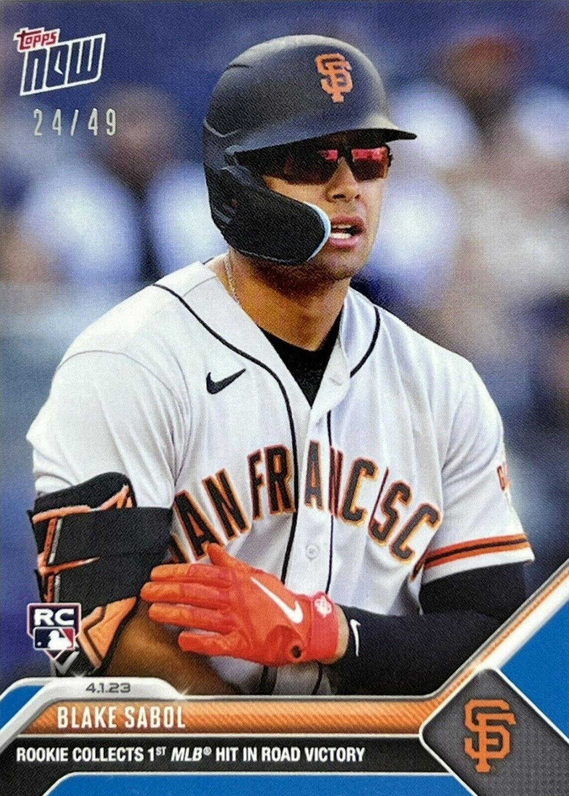 2023 Topps Now - Blake Sabol #21 Blue /49 (RC) for sale online | eBay