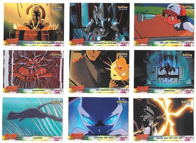 1997 Topps Pokemon Mewtwo Strikes Back Trading Cards / Non Holo ...