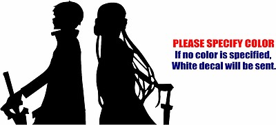 Vinyl Decal Sticker - Kirito Asuna SAO Car Truck Bumper Window Laptop ...