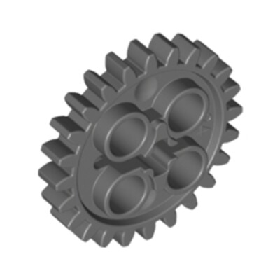 Lego Technic Bricks 4x Dark Stone Grey Z24 Gear Cog Wheel 6133119 24505 ...