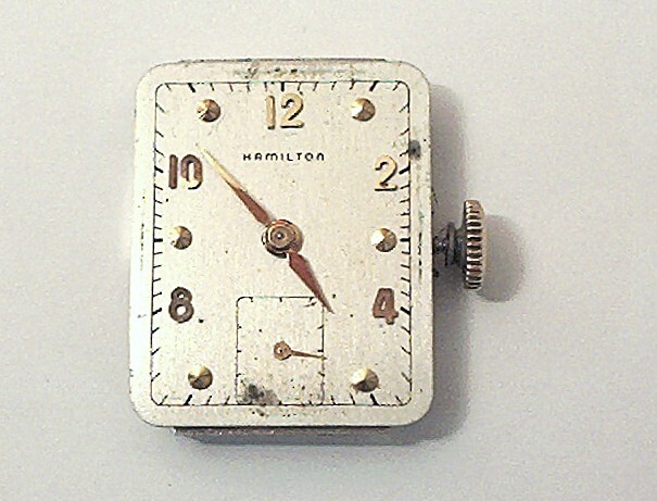 1940s HAMILTON 982 MILTON MEN'S 14K YGF 19J DRESS WRISTWATCH - RUNNING ...