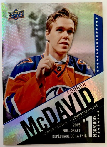 2015-16 UD Tim Hortons #1 Draft Pick Connor McDavid card# SP-1 SSP ...