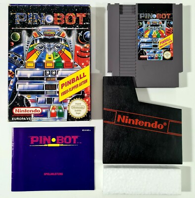 Nintendo Nes Game Pin ⚪ Bot Dt. European Pal Entertainment System ...