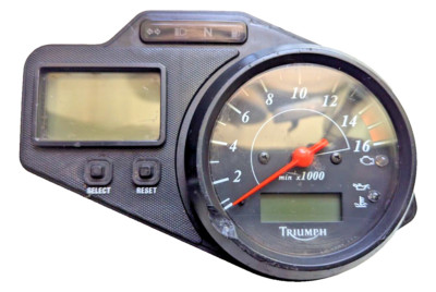 Gauges Gauge Instrument Cluster Speedo Tach Odometer Triumph Daytona ...