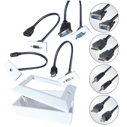 CONNEKT GEAR - Connekt Gear Snap-In Modular AV Kit with 3m Cables | eBay