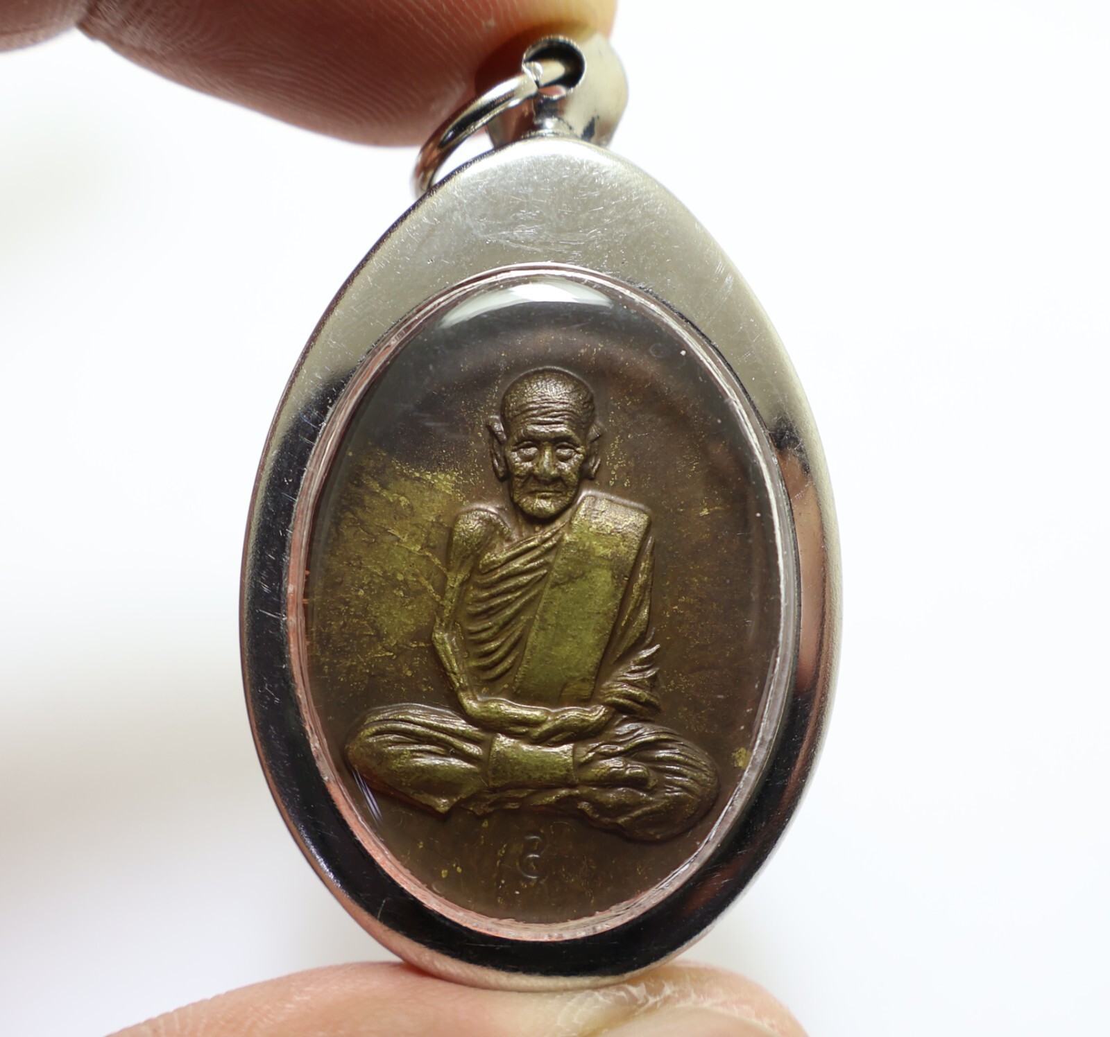 LP KHAO ANALAYO BLESSED 1974 LUCKY SUCCESS MULTIPLY PENDANT THAI BUDDHA ...