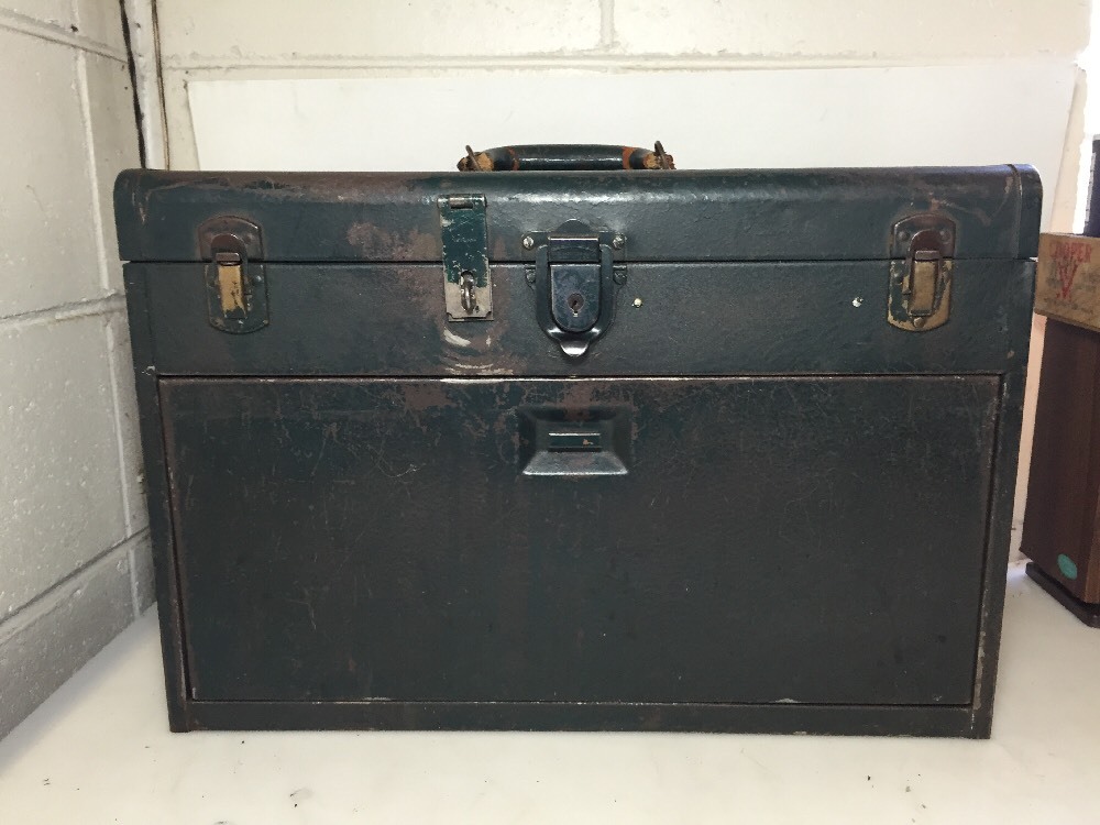 UNION STEEL MACHINIST TOOL BOX - 7 DRAWERS AND TOP TILL Plus Tools!! | eBay