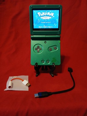 Custom Game Boy Advance GBA SP IPS Screen And USB-C Mod With Audio ...