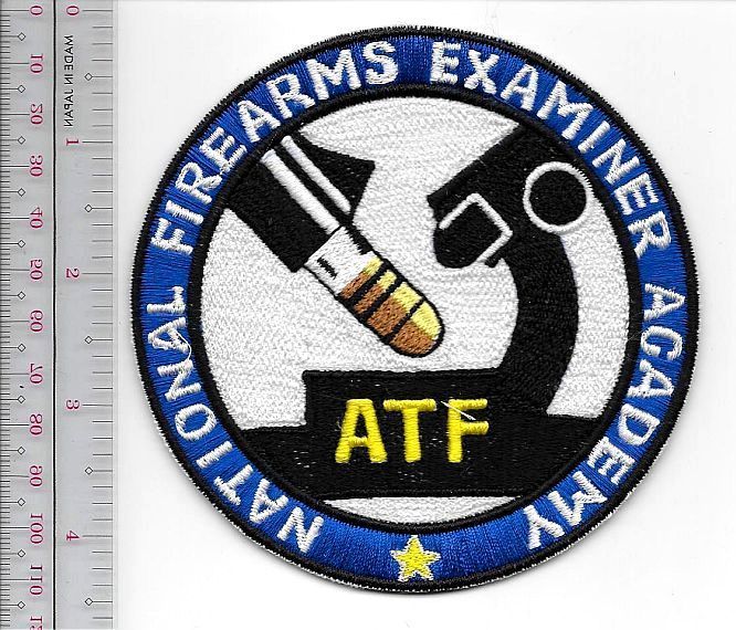ATF Bureau of Alcohol Tobacco Firearms National Firearms Examiner NO ...