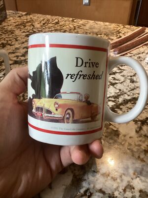 Vintage 1992 Coca-Cola "1950" Outdoor Billboard Coffee Mug Car Drive ...